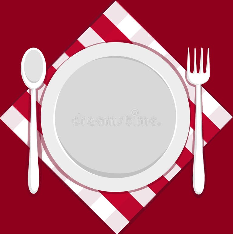 Fork Spoon Plate Drawing Stock Illustrations – 4,231 Fork Spoon Plate ...