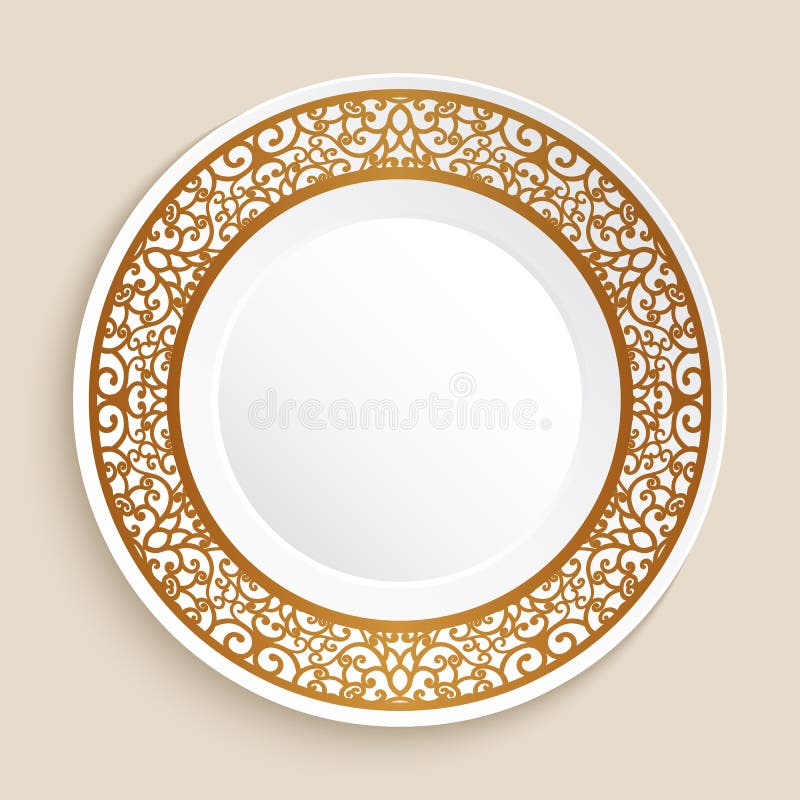 Gold Plate Vector Stock Illustrations – 15,596 Gold Plate Vector Stock ...