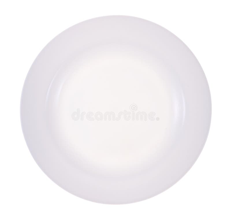 Empty plate on isolated stock image. Image of empty, utensil - 11314901