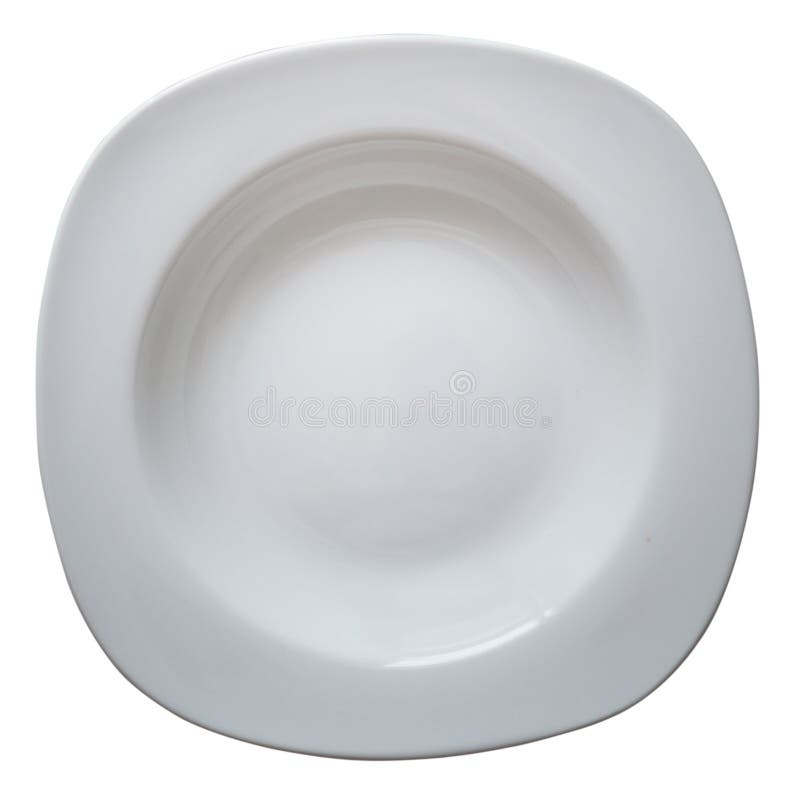 Empty plate stock image. Image of plate, utensil, white - 6830925