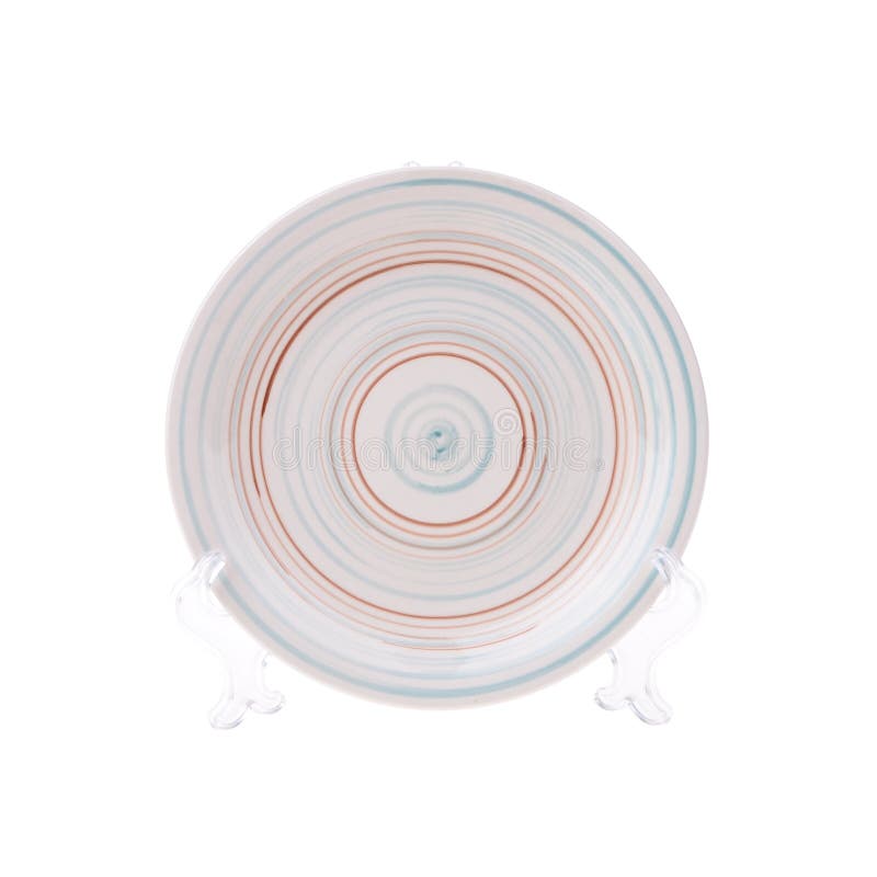 Empty plate isolated stock image. Image of crockery, dinner - 87193191