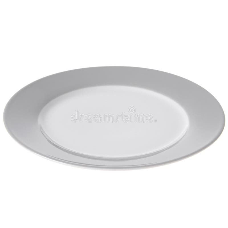 Empty plate isolated stock image. Image of dish, crockery - 87195543