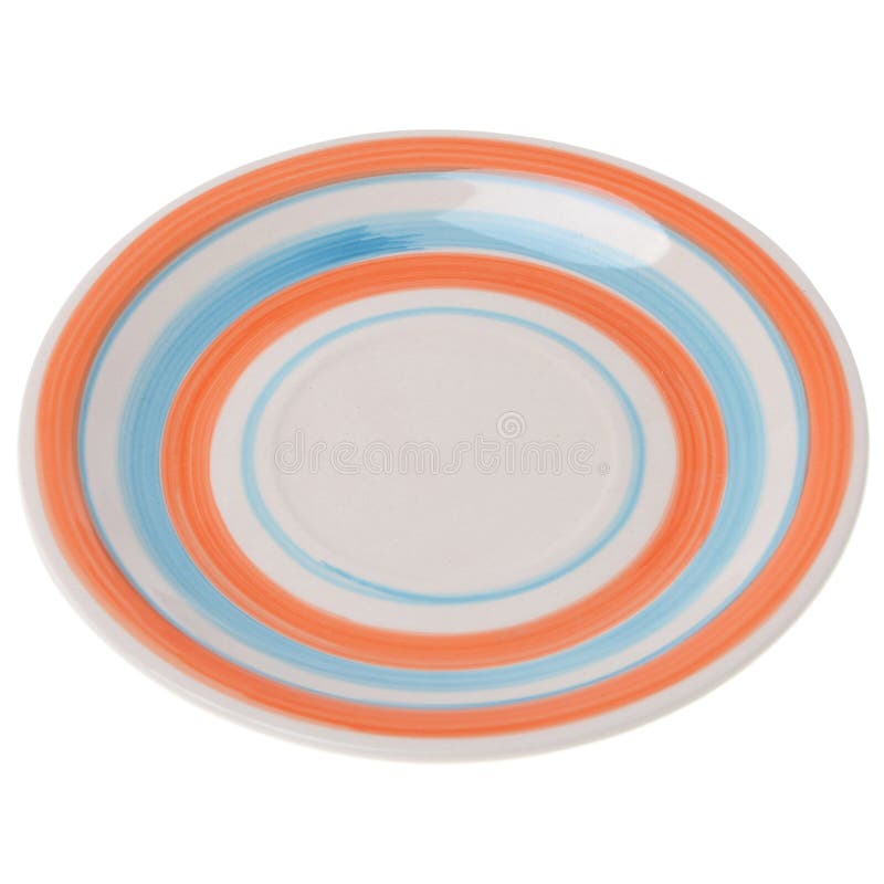 Empty plate isolated stock photo. Image of meal, milk - 87196986