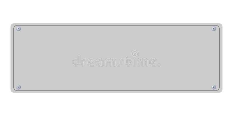 Empty Number Plate Stock Illustrations – 628 Empty Number Plate Stock ...