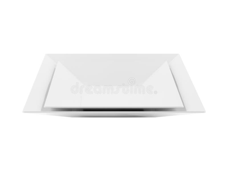 Empty plates stock illustration. Illustration of isolated - 29515037