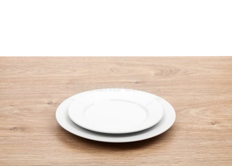 Empty plates stock photo. Image of closeup, flatware - 36021878