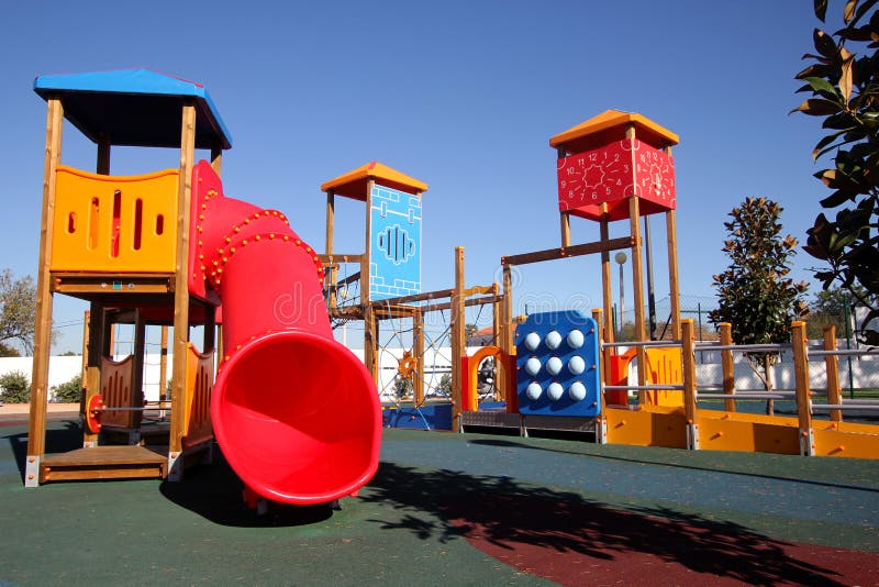 Empty playground stock photo. Image of climbing, games - 102696614