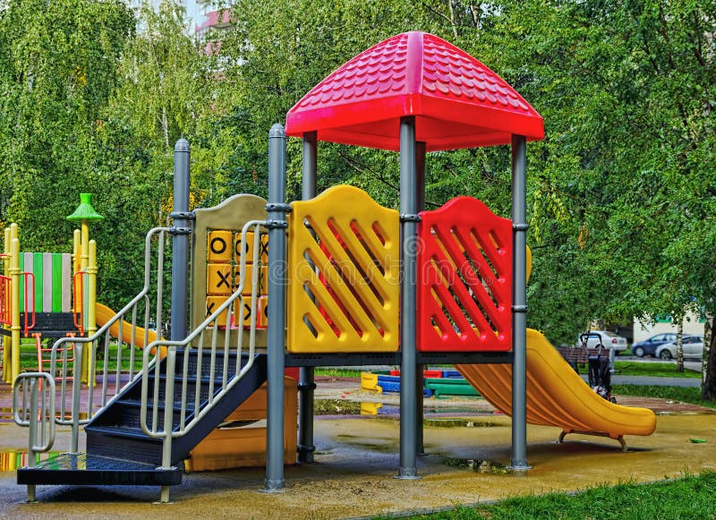 Empty Playground stock image. Image of child, physical - 50587361
