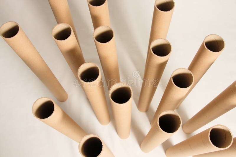 Empty plotter rolls stock photo. Image of tube, concept - 8584924