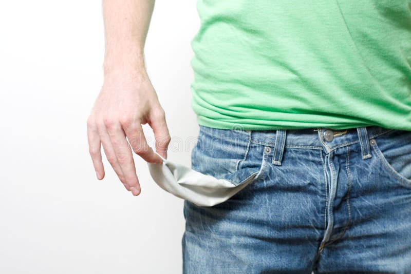 Empty pockets stock photo. Image of scanty, pockets, fortuneless - 21395492