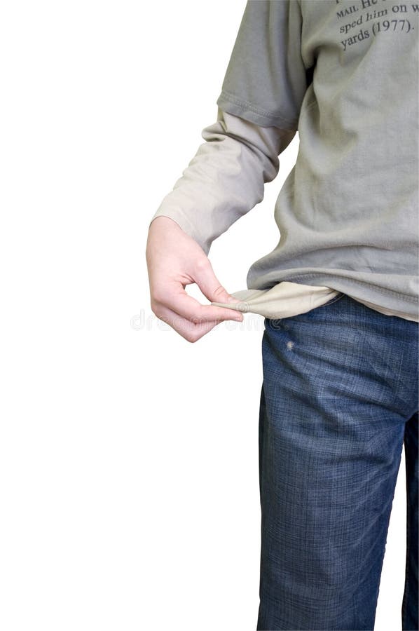 Businessman with Empty Pocket Stock Image - Image of businessman ...