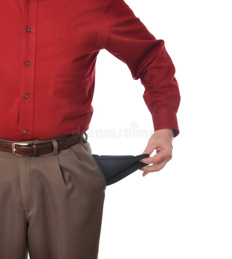 Empty Pockets stock image. Image of money, stressed, poverty - 8843007