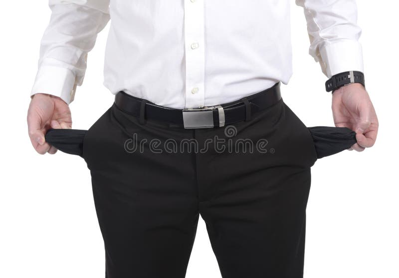 Empty pockets stock image. Image of crisis, poor, isolated - 37094849