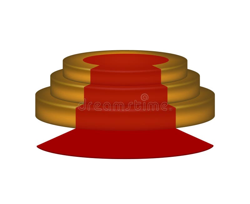 3d Empty White Podium with Red Carpet Stock Vector - Illustration of ... 3d Empty White Podium with Red Carpet Stock Vector - Illustration of ...