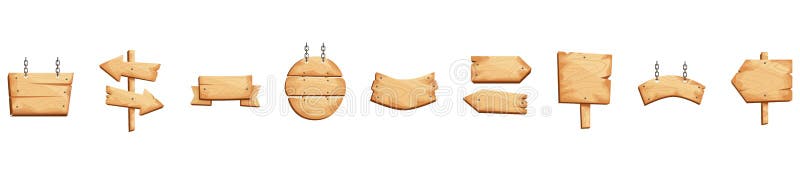 Empty Pointers, Arrow Direction Indicators, Information Boards Made of ...