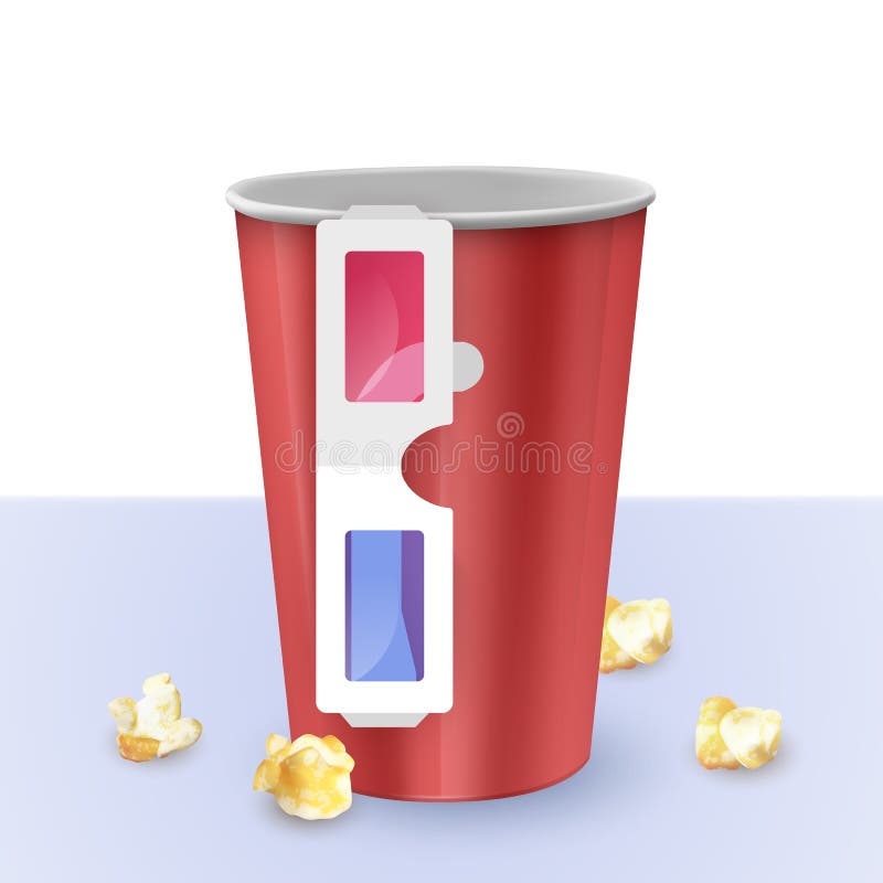 Empty Popcorn Bucket Clipart