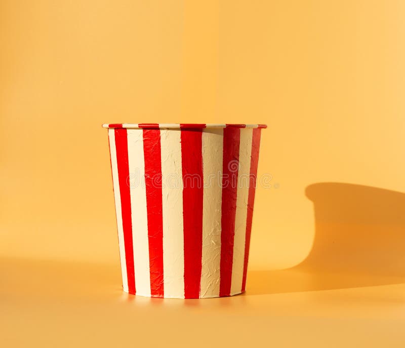 Empty popcorn box stock photo. Image of perfect, snack - 32877604