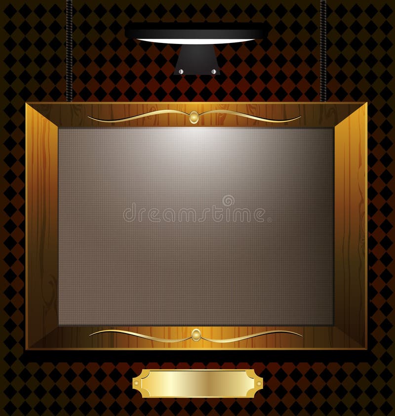 Empty portrait stock vector. Illustration of frame, background - 18135404