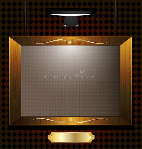 Empty portrait stock vector. Illustration of frame, background - 18135404