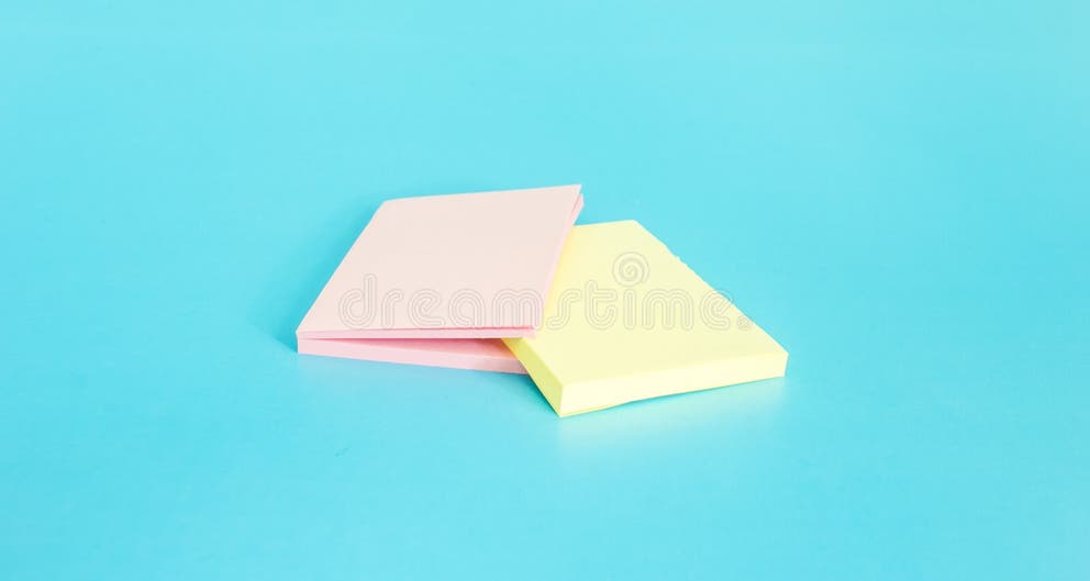 Empty Post-it with Pencil stock image. Image of correspondence - 41641583