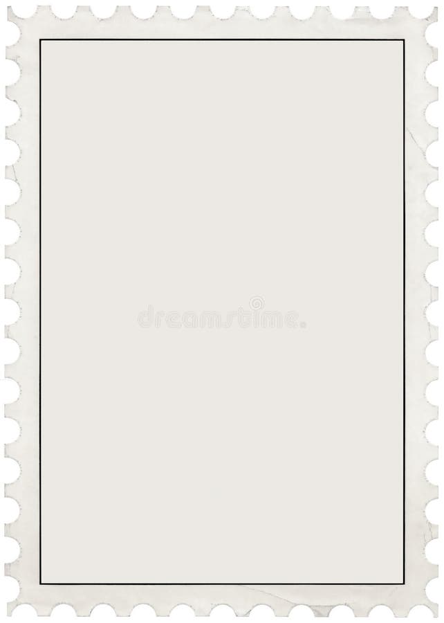 Empty Postal Stamp Cutout stock image. Image of clipping - 87010941