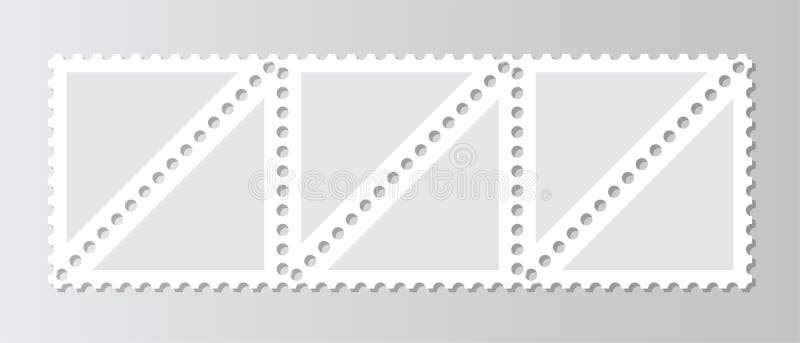 Empty Postal Triangular Stamp Stock Illustrations – 94 Empty Postal ...