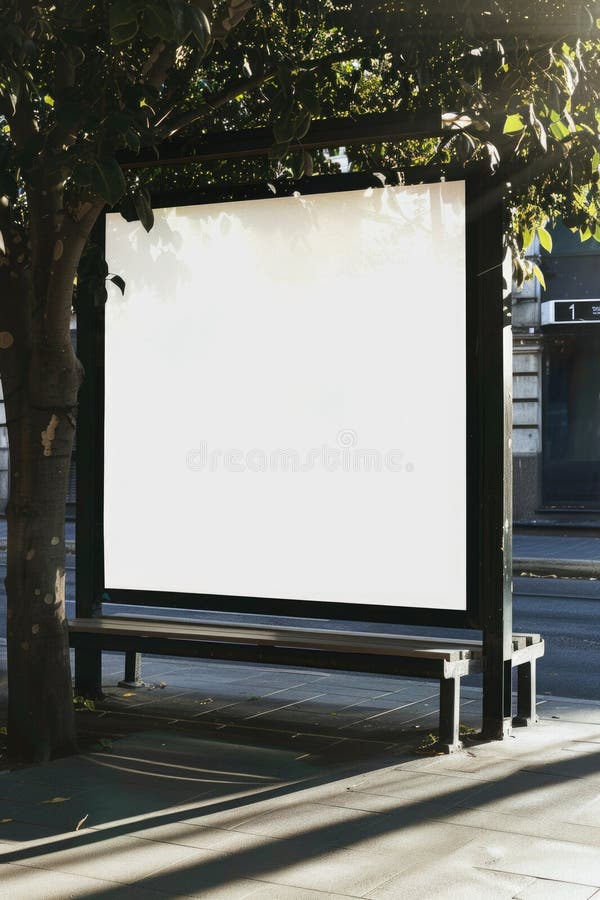 Empty Poster Sign in Park stock photo. Image of park - 362084876