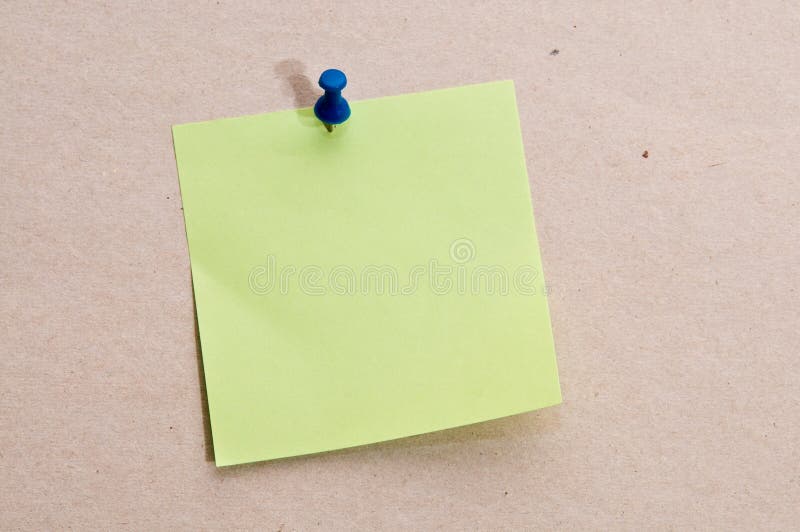 Empty postit stock image. Image of isolated, post, yellow - 5156163