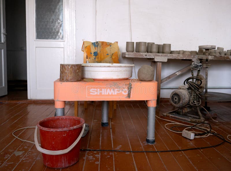 Empty Pottery Wheel Device Ceramic Forming Machine Belarus, Gorodnaya ...