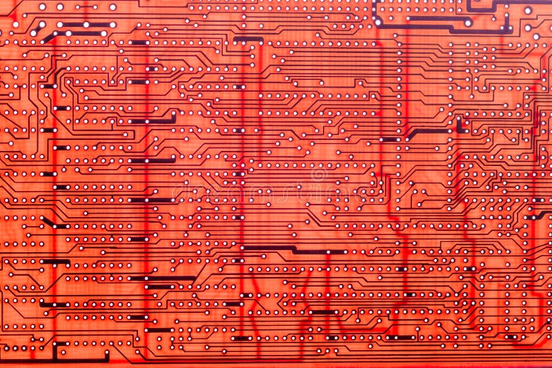 Empty Circuit Board, Pcb Printed Technology, Component Stock Image ...