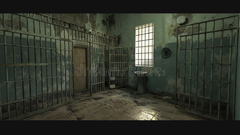 Empty Prison Cell stock photo. Image of prison, convict - 308693962