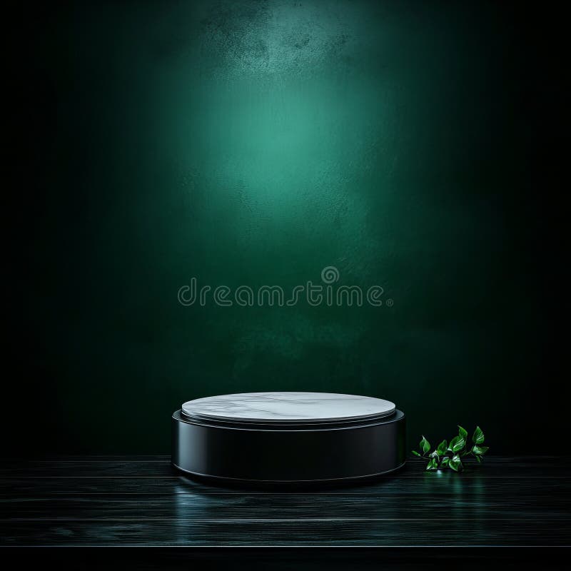 Empty Product Podium Mockup for Advertising Card Template Presentation ...