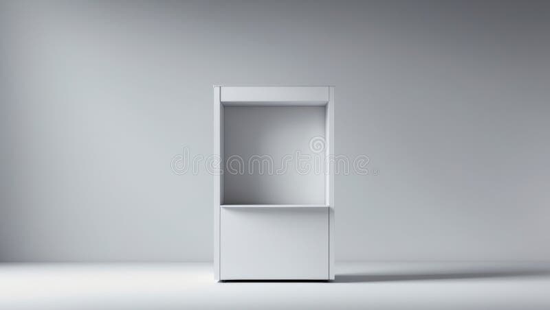 Empty Product Stand - Mockup Presentation Stock Photo - Image of ...