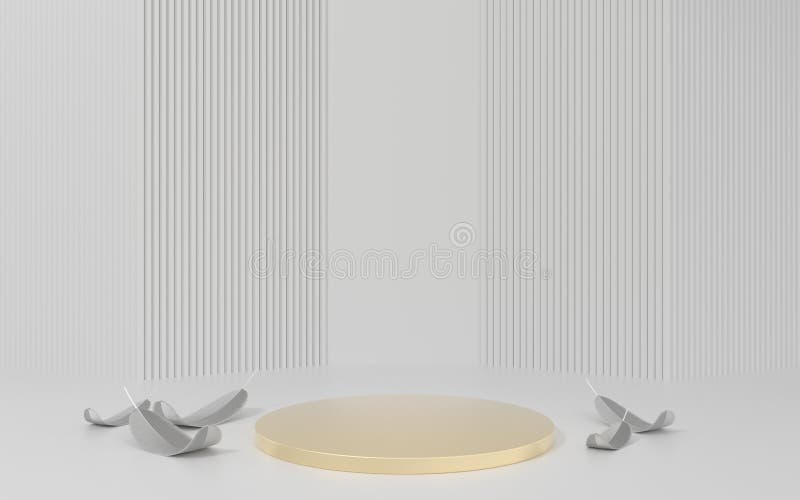 Empty Promotion Stage, Product Presentation, 3d Rendering Stock Image ...