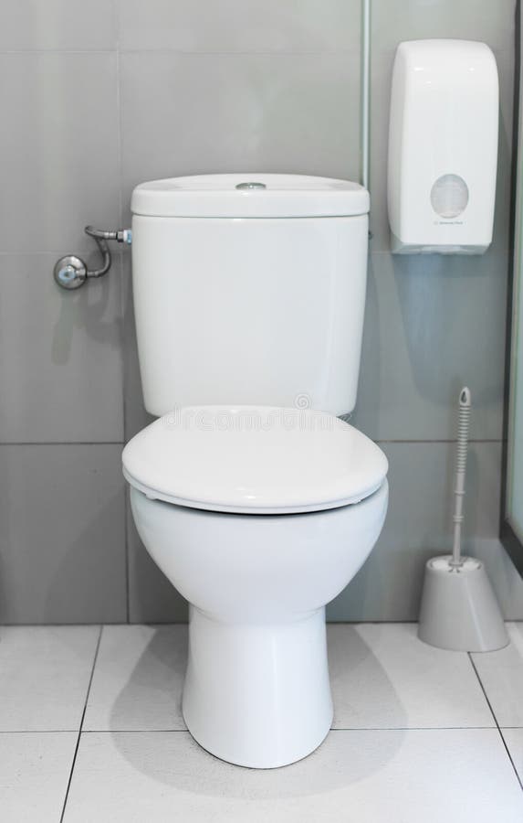 Empty public toilet. stock image. Image of domestic, public - 80966965