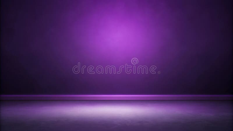 Empty Purple Room with Subtle Lighting and Textured Floor. Generative ...