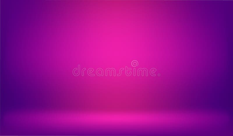 Empty Purple Studio Room Background. Vector Illustration for Your ...