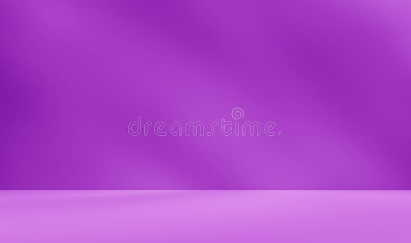 Empty Purple Studio Room for Product Presentation with Shadow of Tree ...