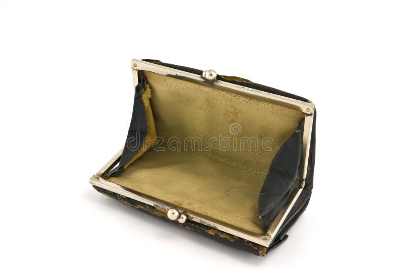 Empty purse stock image. Image of recession, concepts - 7299985
