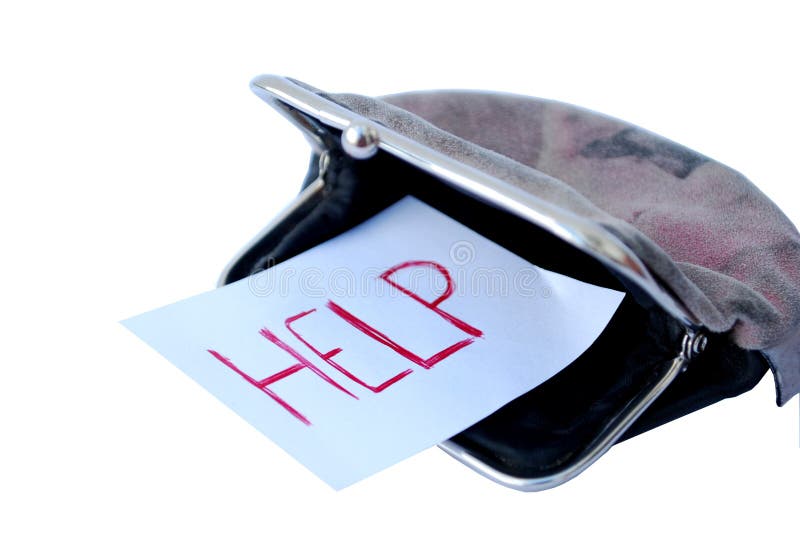 Empty purse stock photo. Image of nothing, wallet, finance - 8101138