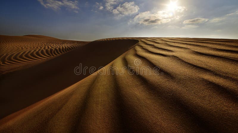 Empty Quarter stock photo. Image of arabian, east, dubai - 68318424