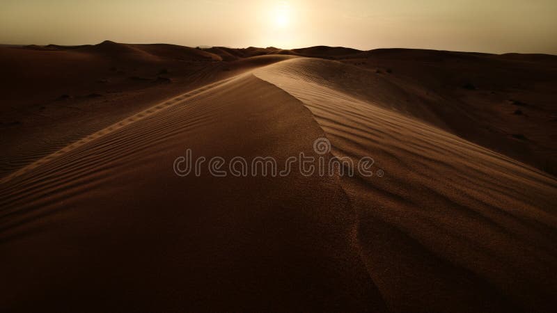 Empty Quarter stock image. Image of empty, sunset, middle - 68319281