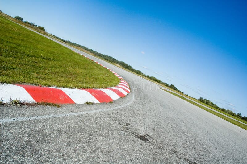 Empty race track stock image. Image of asphalt, chicane - 1295305