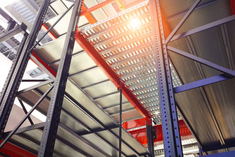 Empty rack system stock photo. Image of used, pallet - 17158014