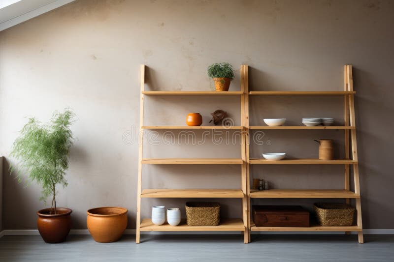 Empty Rack Shelf in Mega Storehouse. Logistic Concept Stock ...