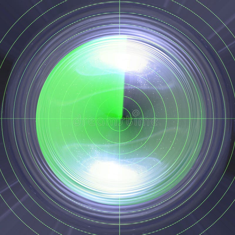 Empty radar screen stock illustration. Illustration of scanning - 5212120