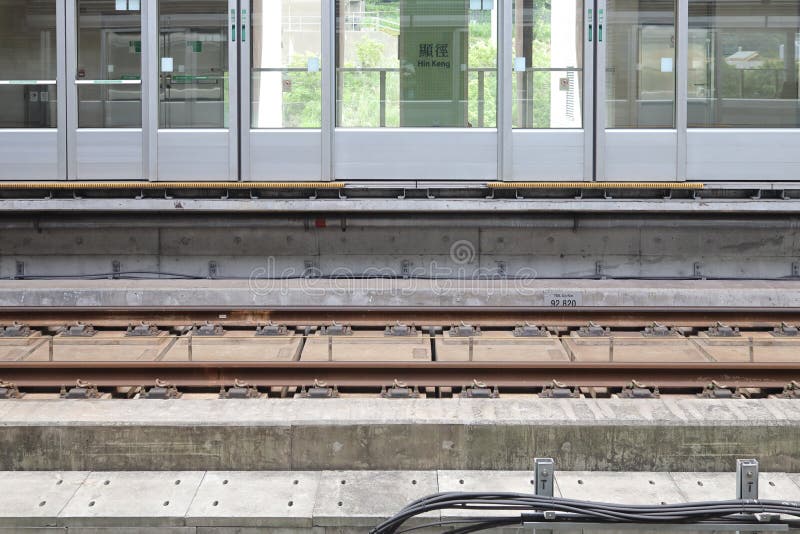 The Empty Railway Station at the Outdoor 2 July 2021 Editorial Stock ...