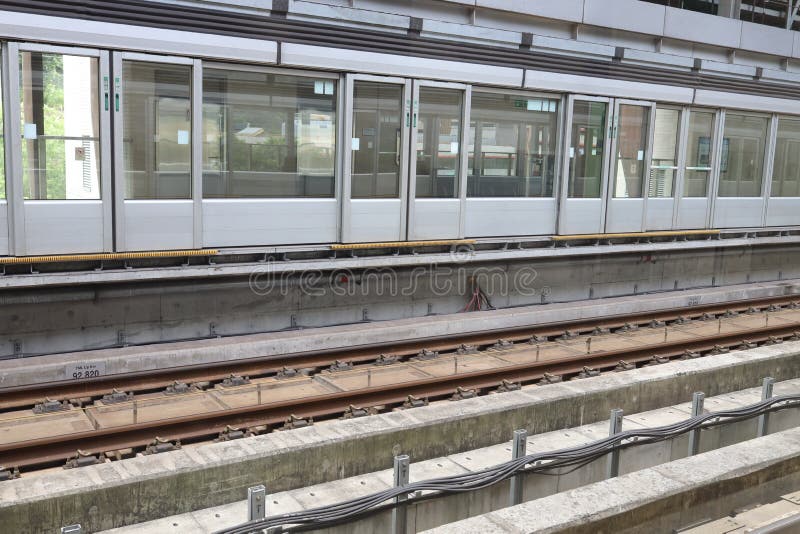 The Empty Railway Station at the Outdoor 2 July 2021 Editorial Stock ...