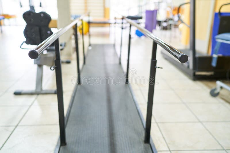 Empty Ramp in Exercising Room at Rehab Center Stock Image - Image of ...