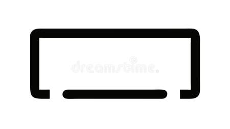 Empty Rectangle Frame, Placeholder and Boundary Icon, Vector Design Generative AI Stock Vector ...